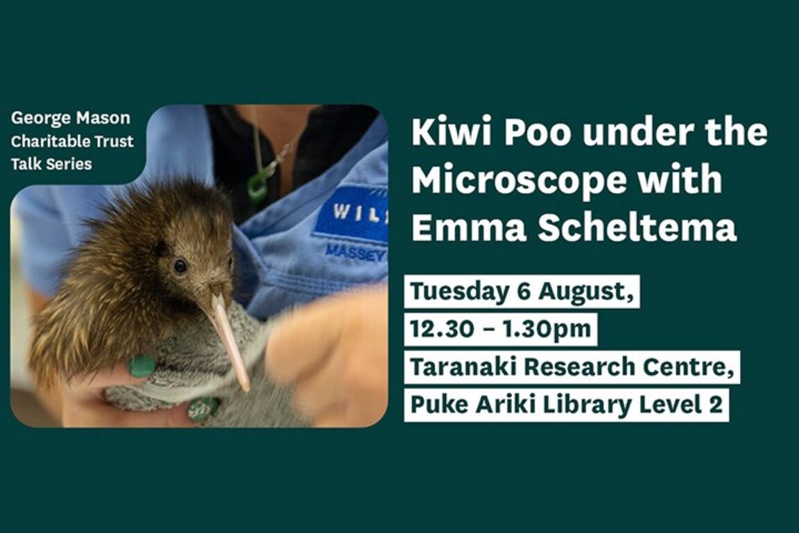 Wild for Taranaki - Kiwi Poo Under the Microscope, Aug 6, 2024 12:30pm